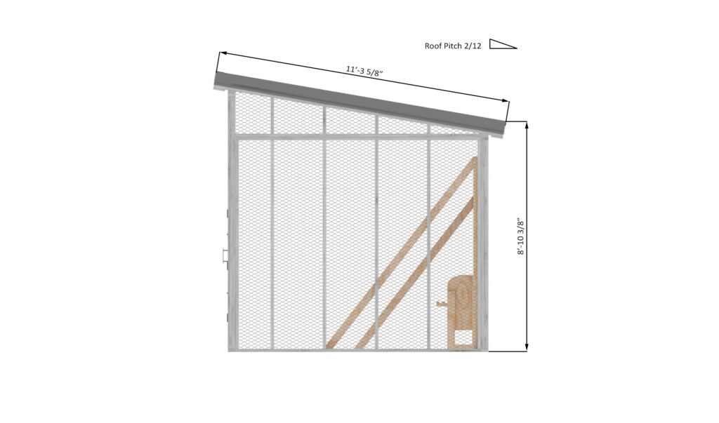 10x30 Large Chicken Run Plans For 30 Chickens - Easy Coops™