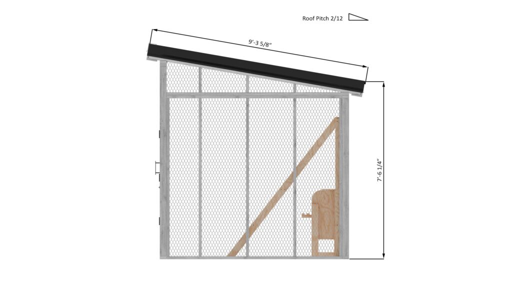 8x20 Large Chicken Run Plans For 16 Chickens - Easy Coops™