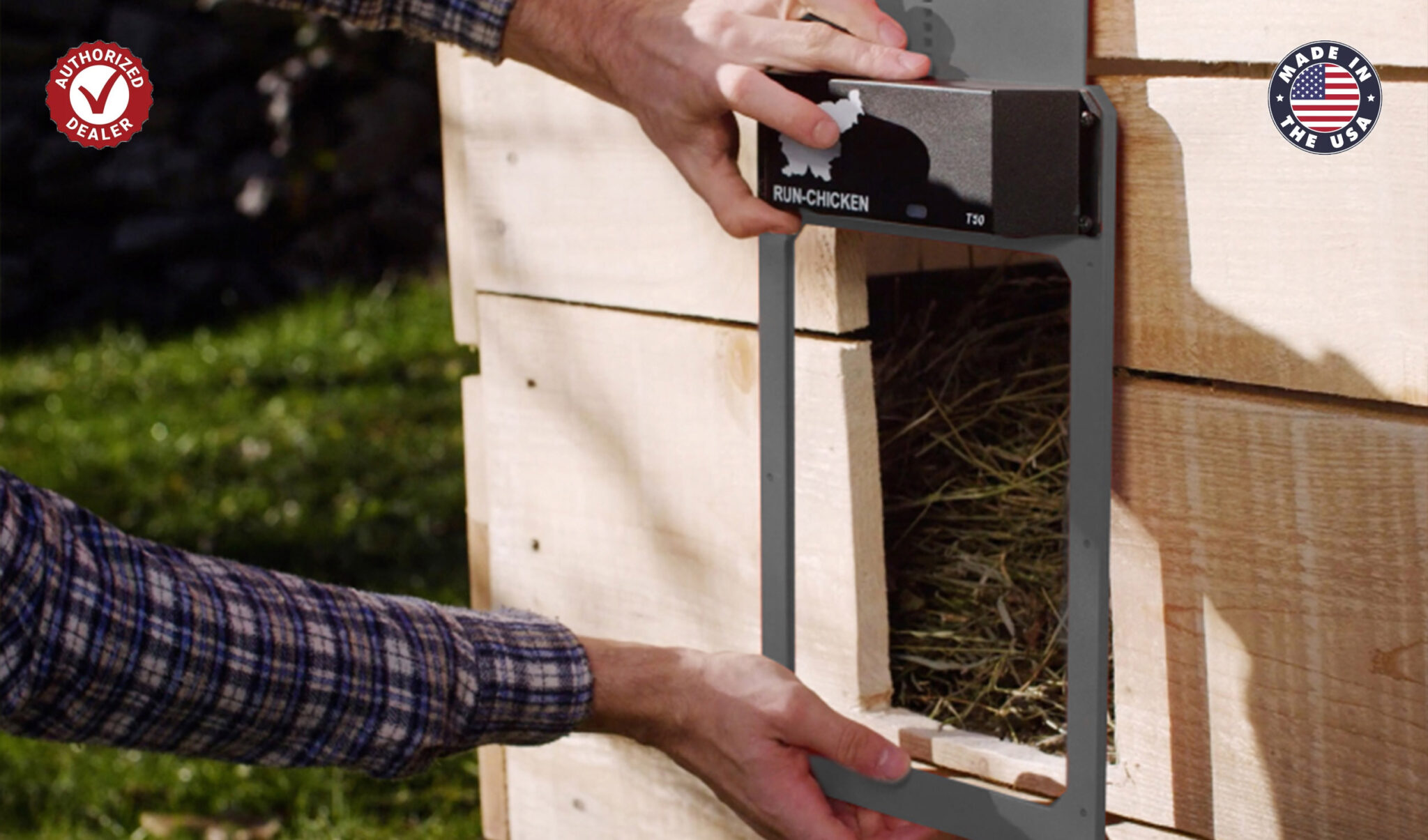RUN-CHICKEN T50 Automatic Coop Door - Easy Coops™